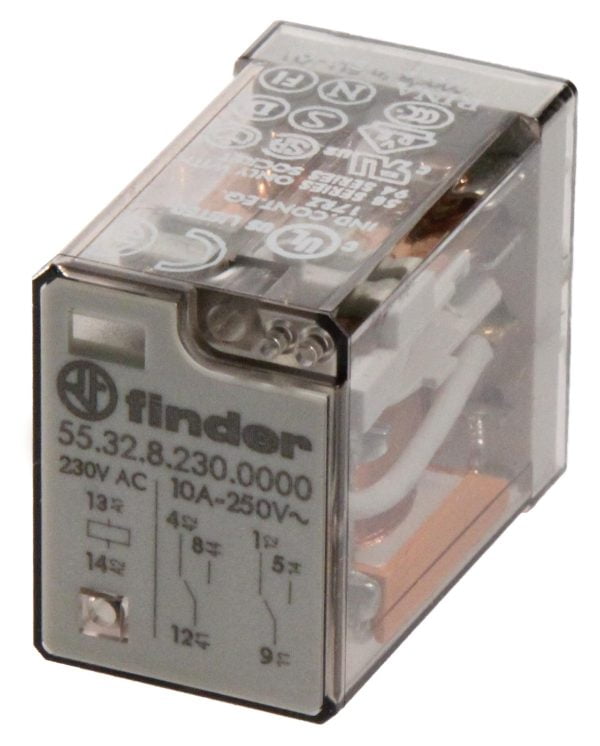 Relé 230V 10A 50/60Hz Bipolar Conmutado | Recambios Sibila
